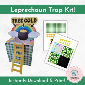 Leprechaun Trap Kit | Printable St. Patrick's Day Activity for Kids ...
