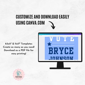 Prom King Poster Template | Editable Prom King Flyer | Prom King ...