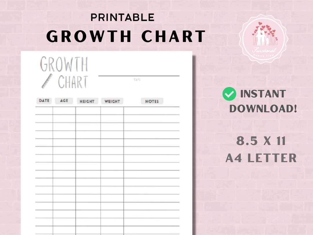 Baby Milestone Chart Tracker Printable Baby Growth Chart DIY Baby ...