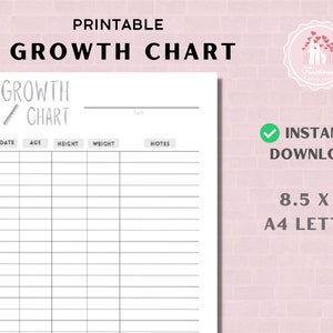 Baby Milestone Chart Tracker | Printable Baby Growth Chart | DIY Baby ...