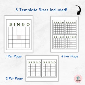 Blank Bingo Cards Templates | Editable Bingo Cards | Create Your Own ...