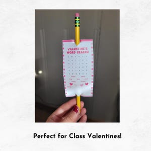 Pencil Valentines Word Search | Printable Valentines Cards | Valentine ...