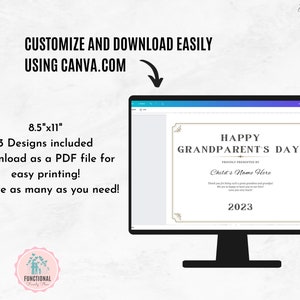 Grandparents Day Handprint Craft | Gift for Grandparent's Day ...