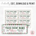 Christmas Event Ticket Template | Editable Holiday Even Ticket ...