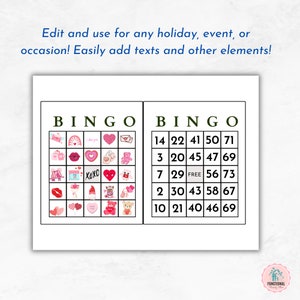Blank Bingo Cards Templates | Editable Bingo Cards | Create Your Own ...
