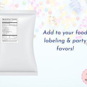 Nutrition Facts | Editable Nutrition Label | Nutritional SVG PNG Clip ...