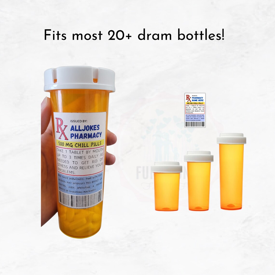 Chill Pill Label Template | Printable Prescription Chill Pill Label ...