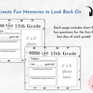 School Years Memory Keepsake Labels | Printable Childhood Memory Bin ...