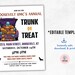 Editable Trunk or Treat Flyer Customizable Fall Festival Invite Harvest ...