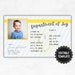 Custom Fun Kid's License | Editable License Template | Front and Back ...