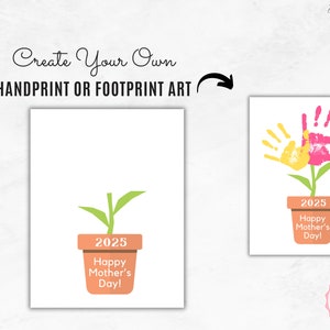 Mother's Day Handprint Art | Mother's Day Gift From Kids | Handprint ...
