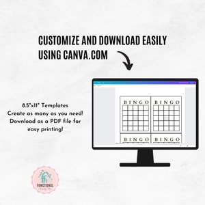 Blank Bingo Cards Templates | Editable Bingo Cards | Create Your Own ...