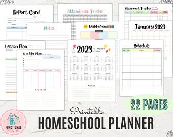 2023 Homeschool Planner - Etsy