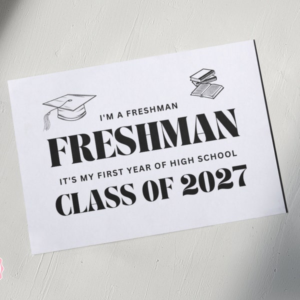 Class Of 2027 Poster Etsy