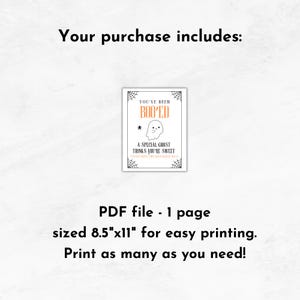 Halloween Boo Basket Card | Printable Boo Basket Tag | Friend Neighbor ...