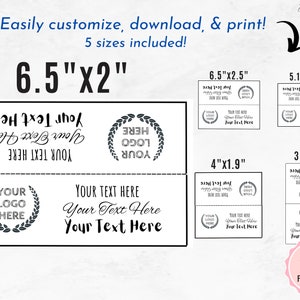 Treat Bag Toppers Template | Editable Treat Bag Label | Party Favor ...