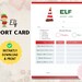 Custom Letter From Santa Insert Elf Report Card Printable Christmas Eve ...