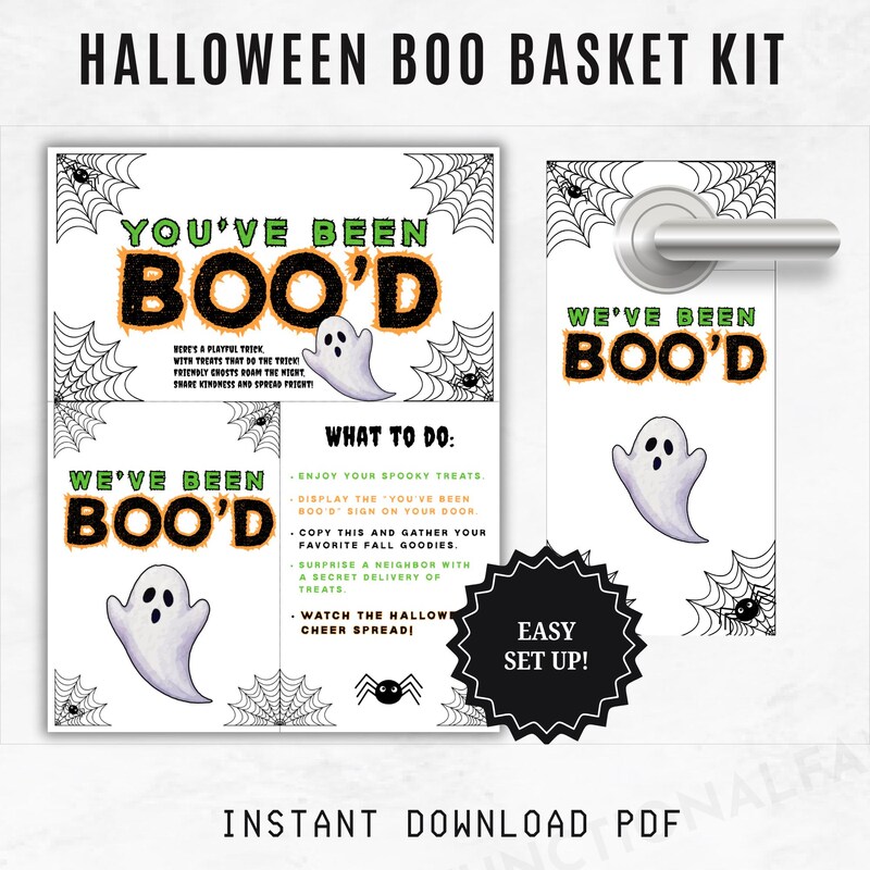 Boo Basket Flyer - Etsy