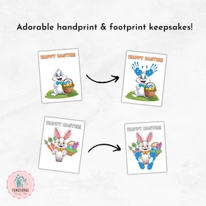 Easter Handprint Footprint Craft | Printable Easter Handprint Art ...