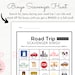 Road Trip Games Printable Road Trip Bingo Car Scavenger Hunt Bingo Game ...