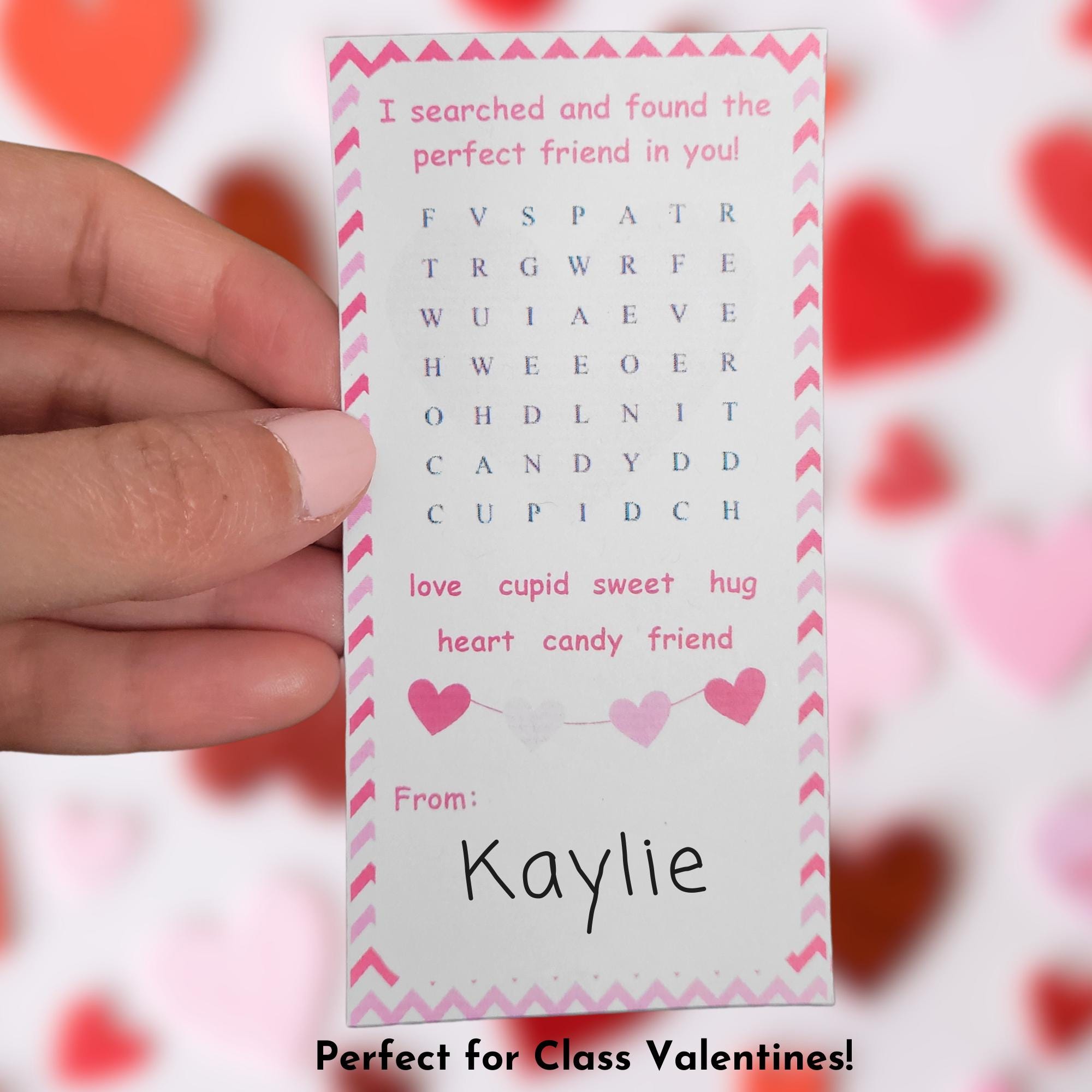 Kids Classroom Valentines | Printable Valentines Cards | Valentines ...