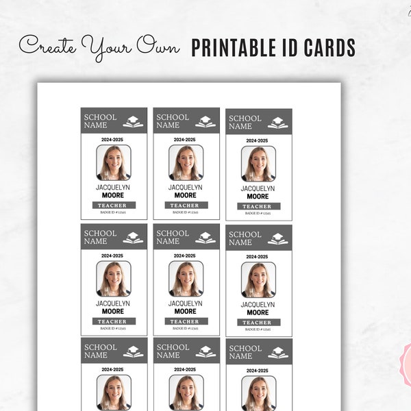 Church Id Cards - Etsy