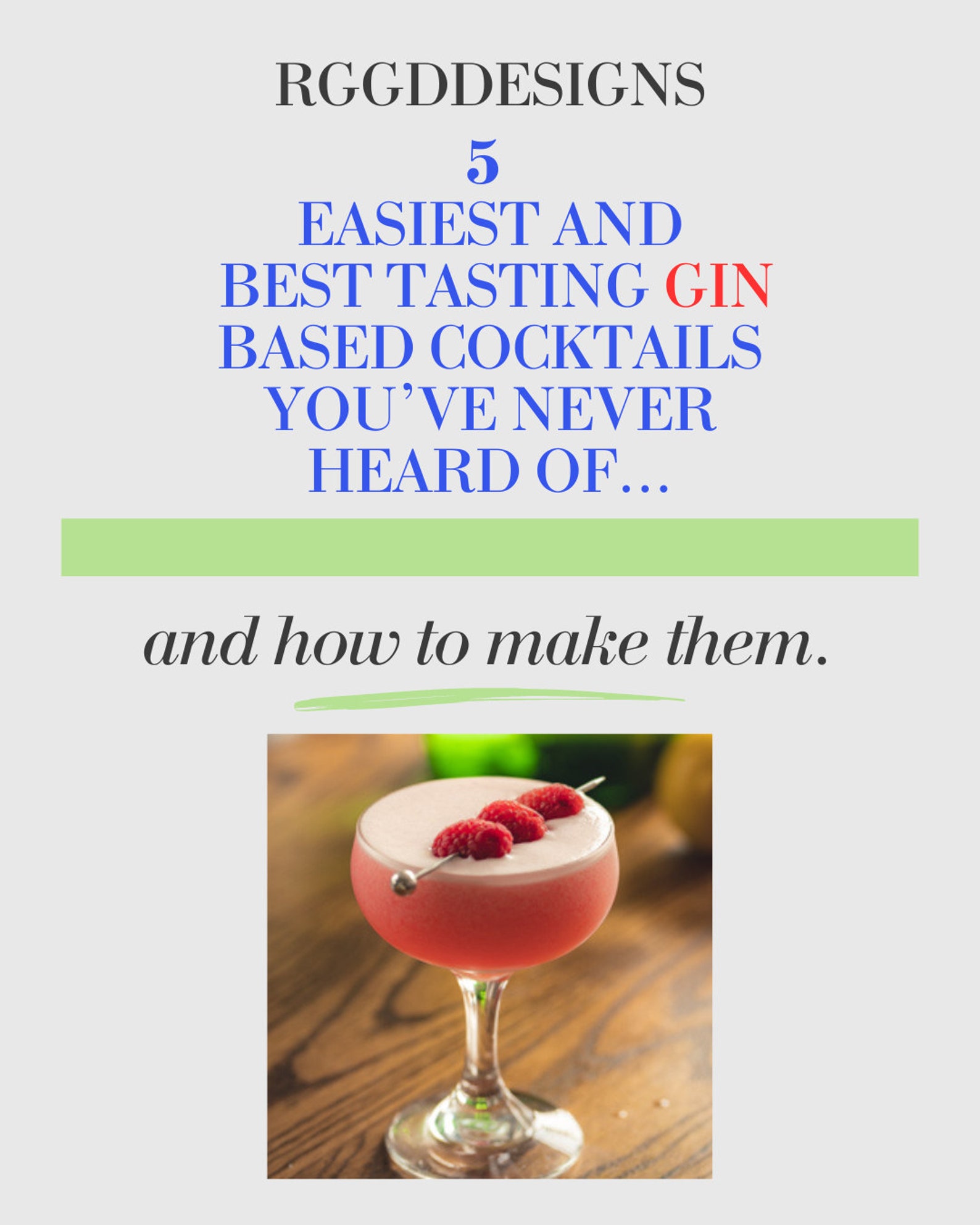 5 Best and Easiest Gin Based Cocktails, Gin Based Cocktails, Easy Gin Based Cocktails Guide, Gin ...