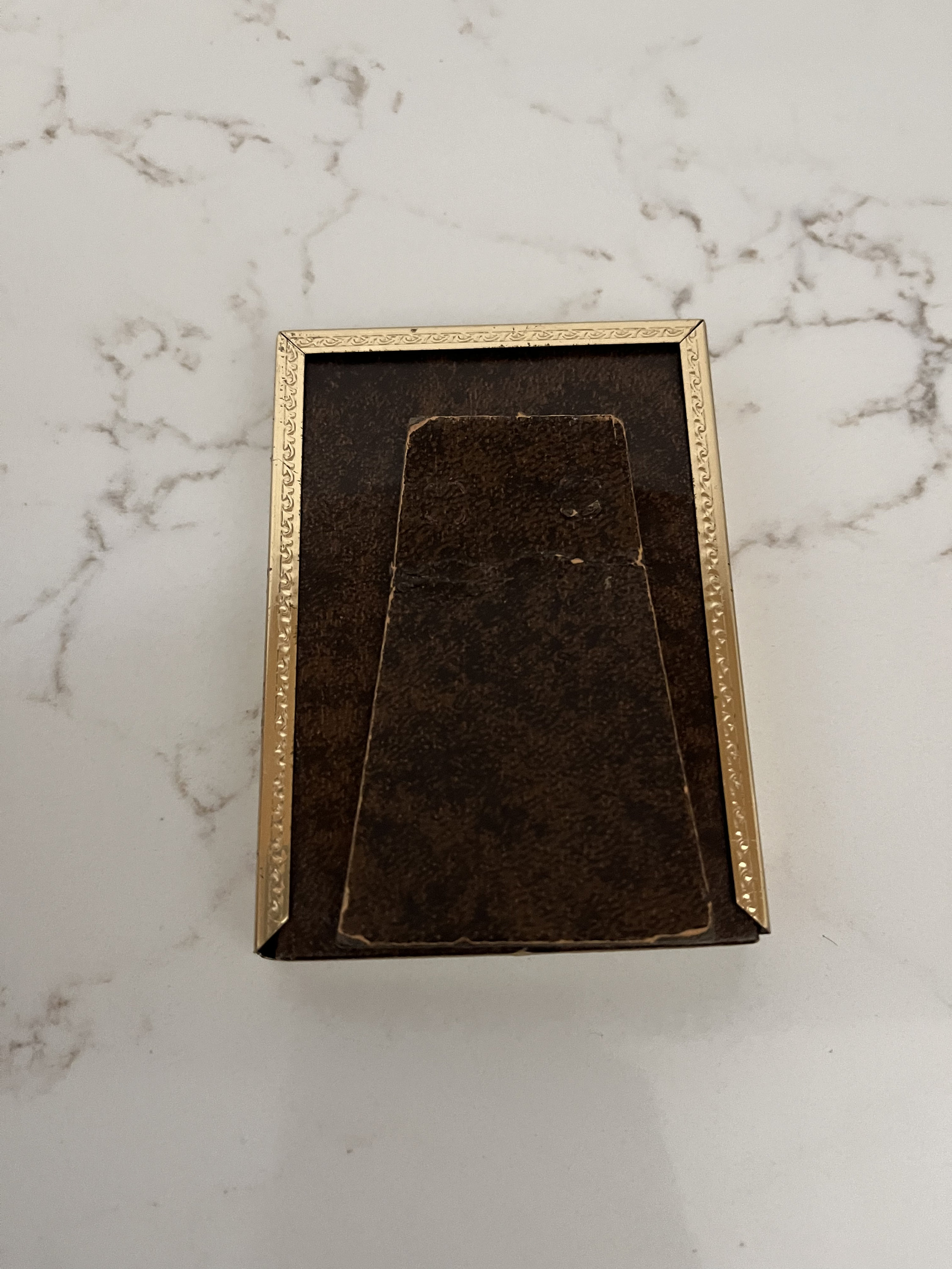 Vintage Brass Picture Frame - Etsy