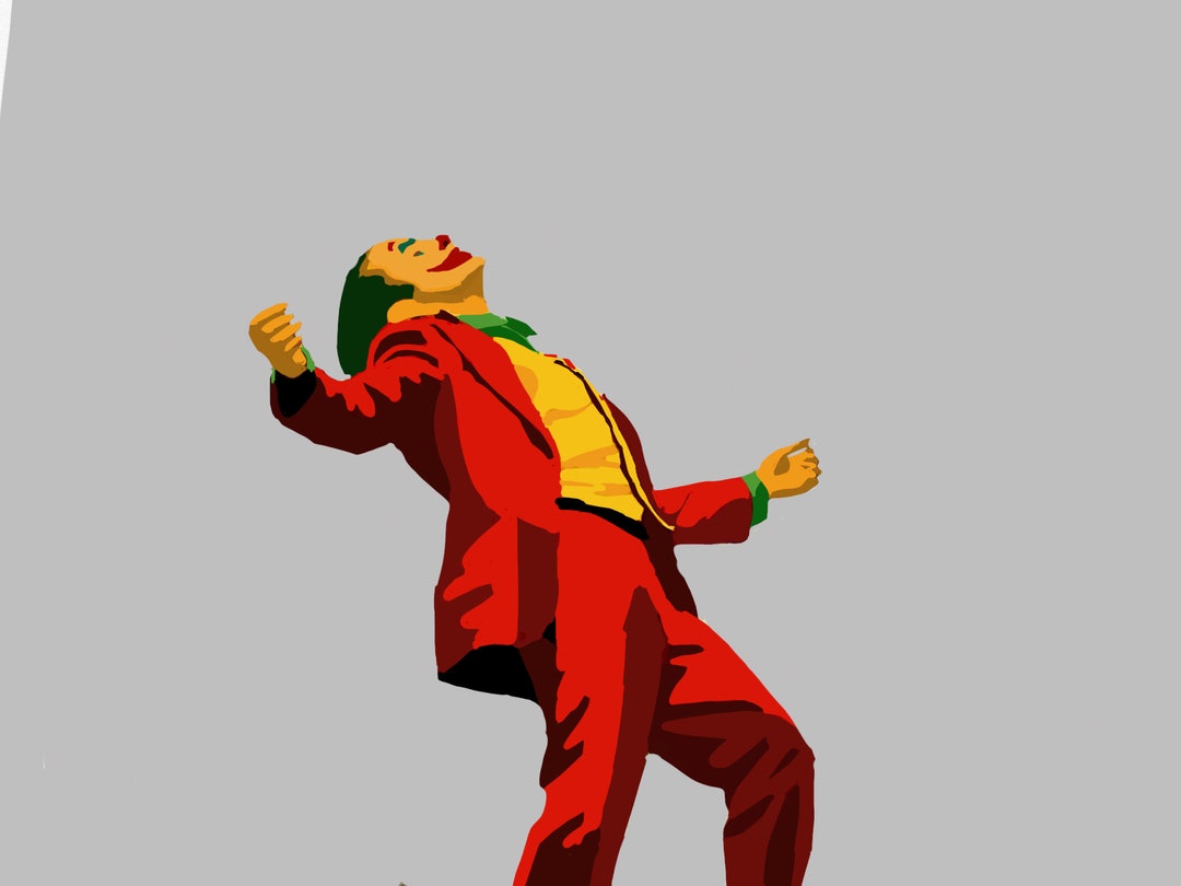 Joker Digital Drawing - Etsy