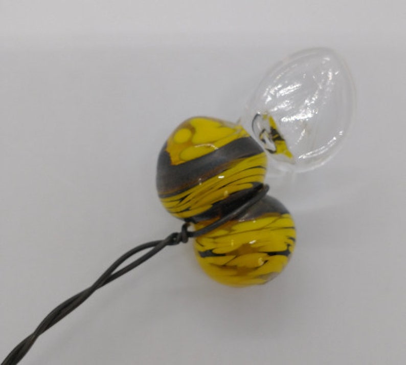 Glass Bee SINGLE Mini Planter Bees Bumble Bees Small Glass Bees Honey ...