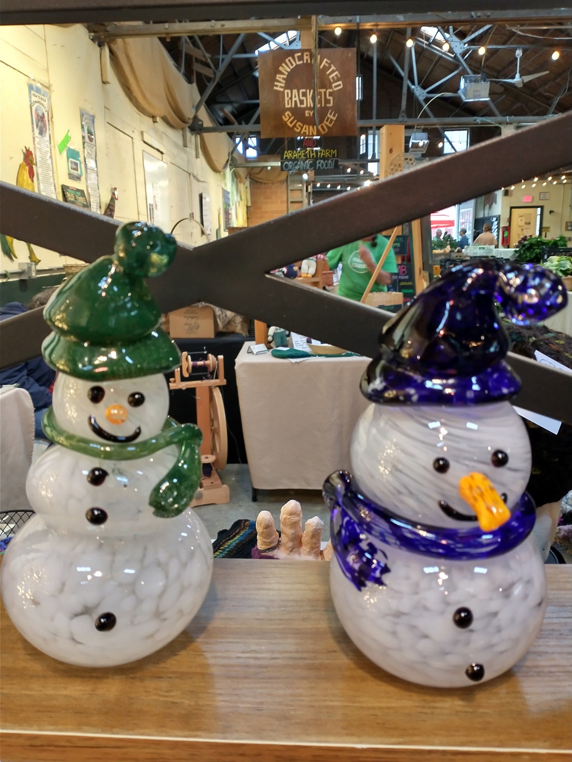 Glass Snowman Frosty the Snowman Glass Snowmen Hand Blown Glass Snowmen ...