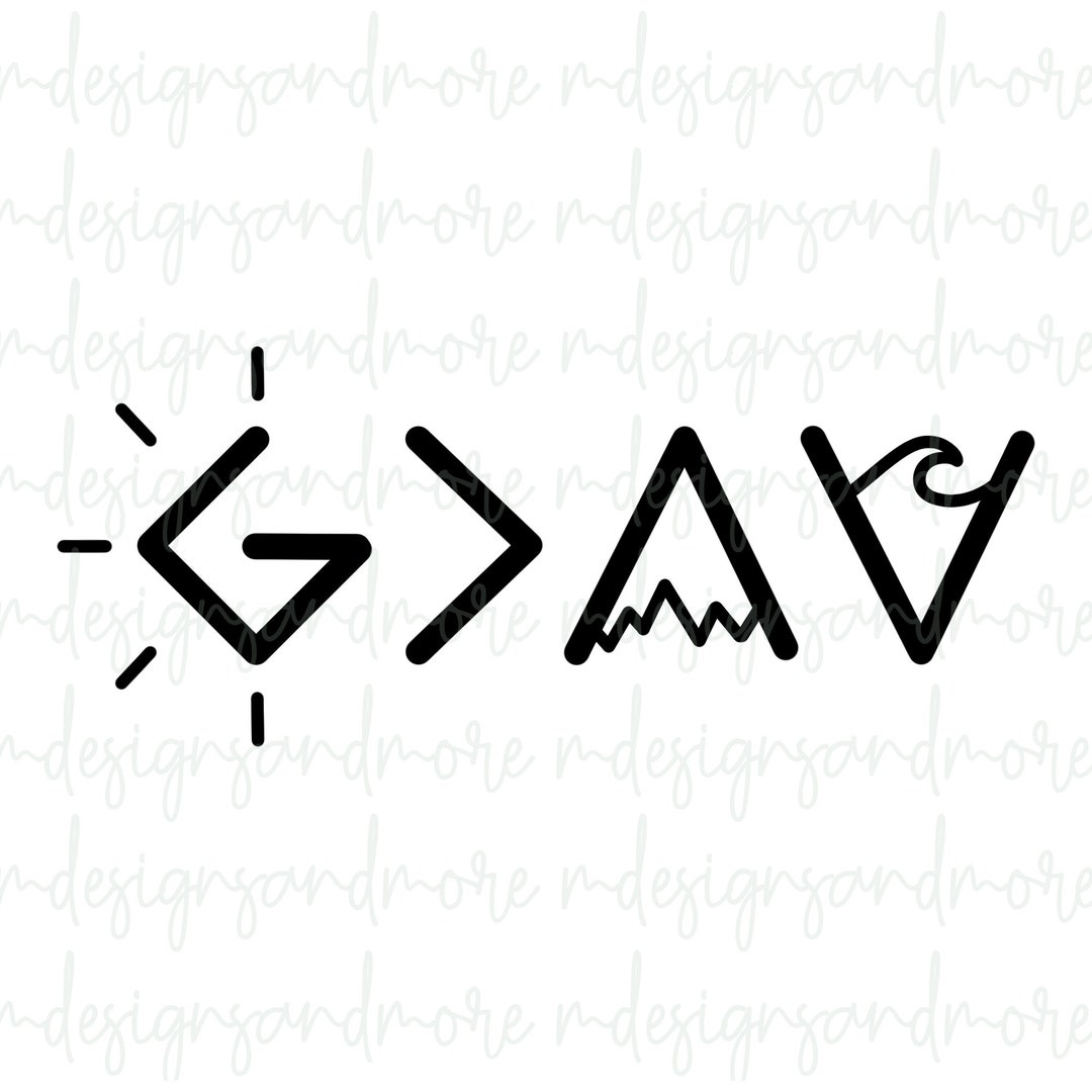 God is Greater | Digital Download | PNG - Etsy