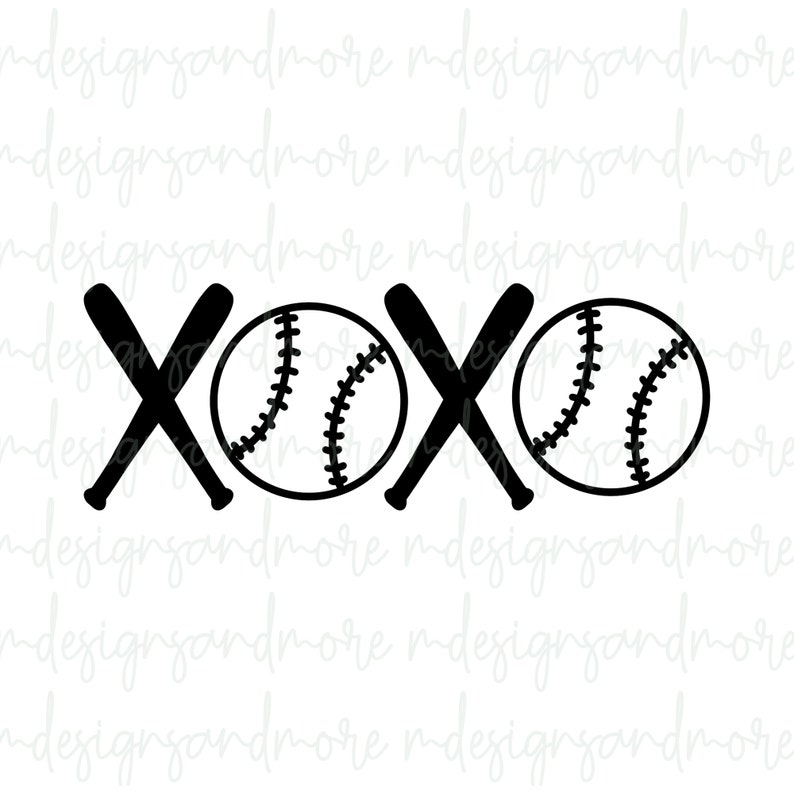 XOXO Baseball | Digital Download | PNG - Etsy