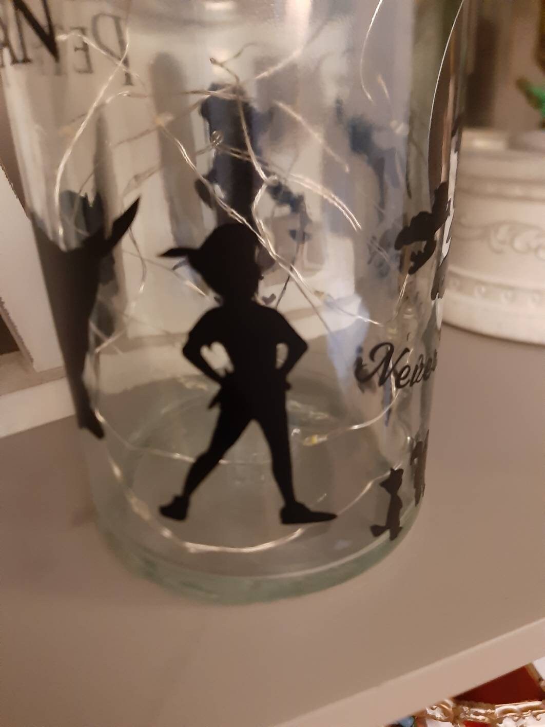 Peter Pan Light up Bottle. Peter Pan Light. Night Light. Disney ...