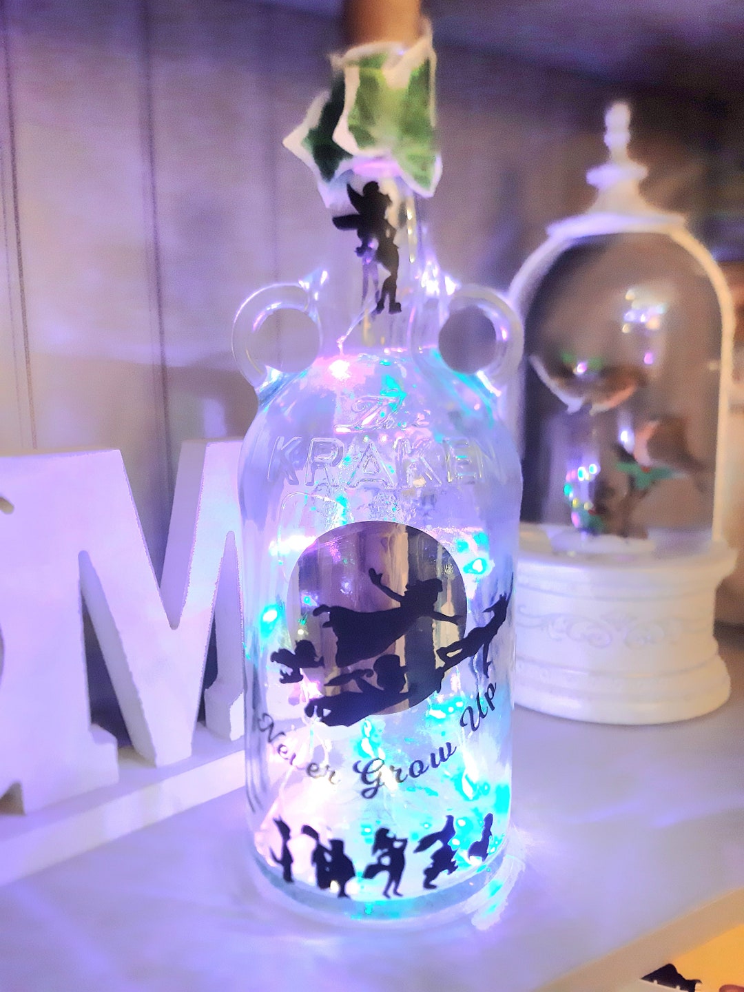 Peter Pan Light up Bottle. Peter Pan Light. Night Light. Disney ...