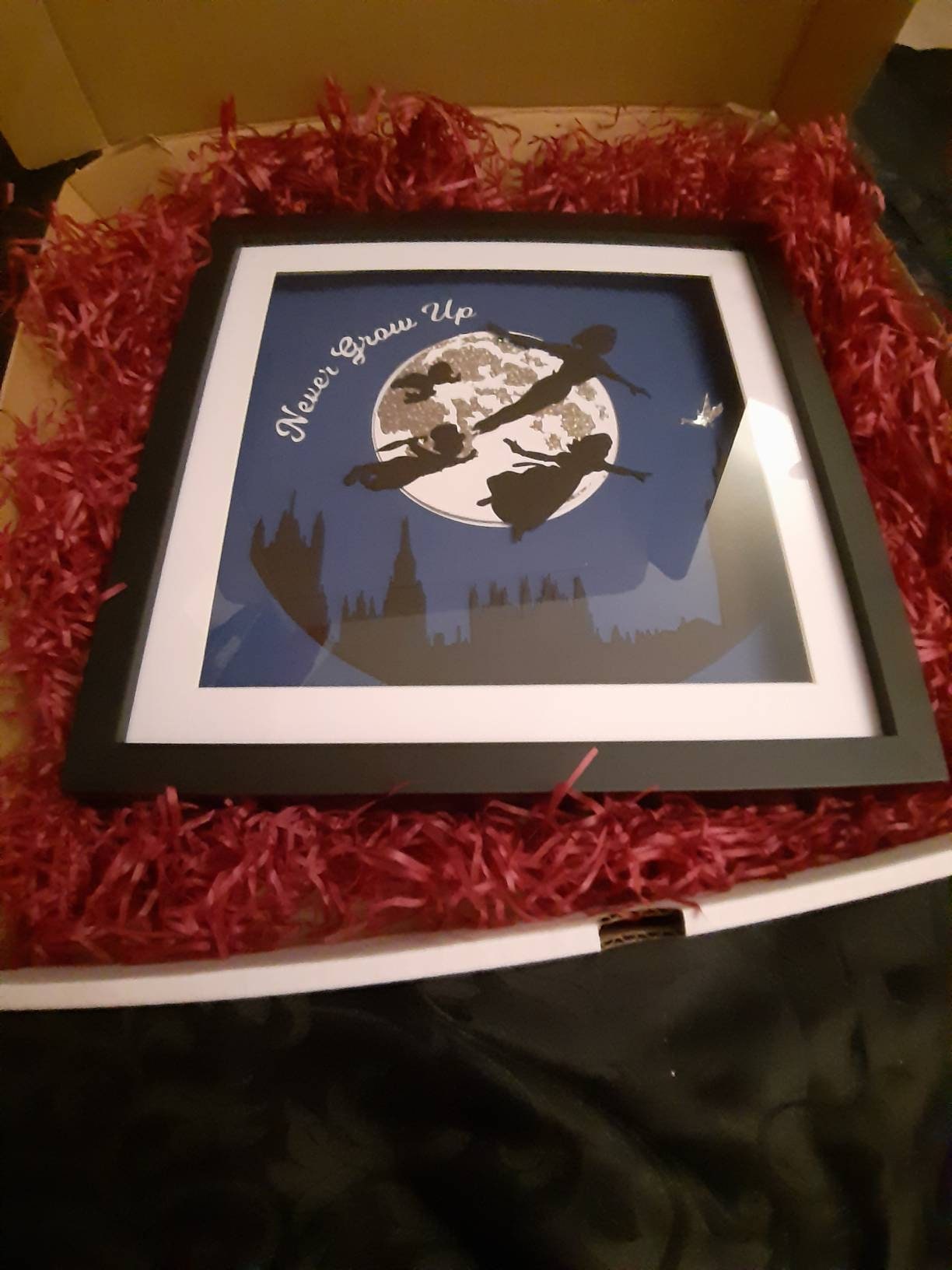 Peter Pan Box Frame. Light Up. Shadow Box Frame. Disney Inspired Gift ...