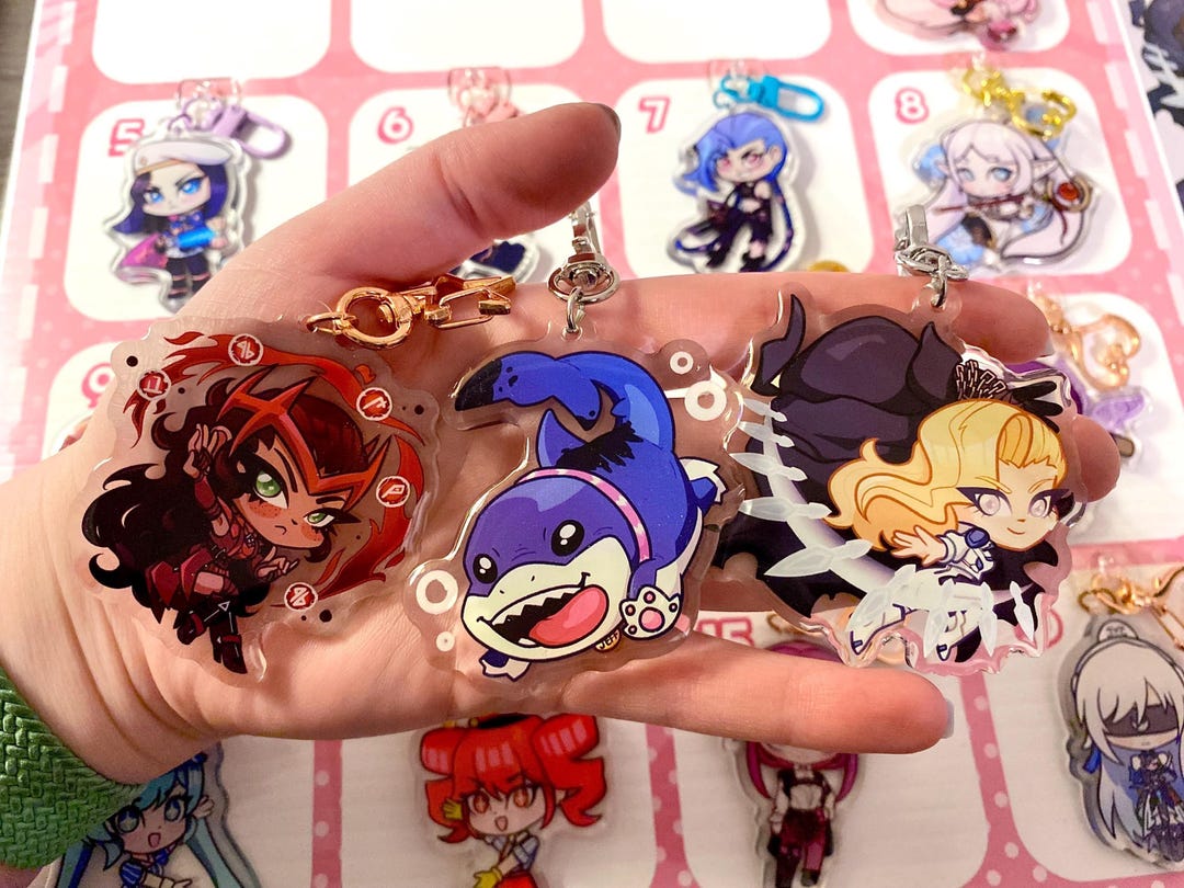 MARVEL RIVALS Charms + Stickers! - Jeff, Cloak & Dagger, Scarlet Witch ...