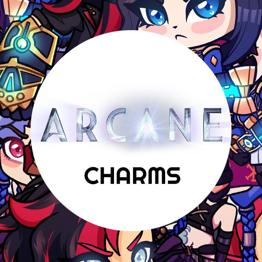 ARCANE Charms + Stickers! - Caitlyn, Vi, Jinx - Etsy