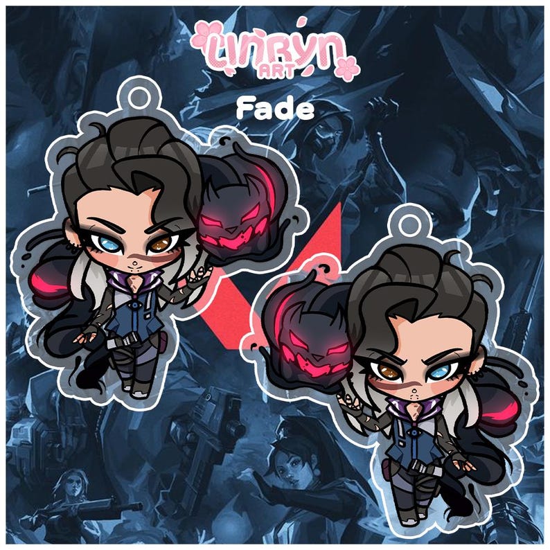 VALORANT Charms + Stickers! - Fade, Reyna, Sage - Etsy