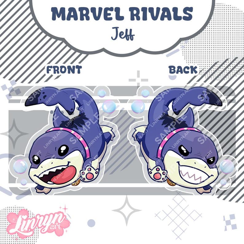 MARVEL RIVALS Charms + Stickers! - Jeff, Cloak & Dagger, Scarlet Witch ...