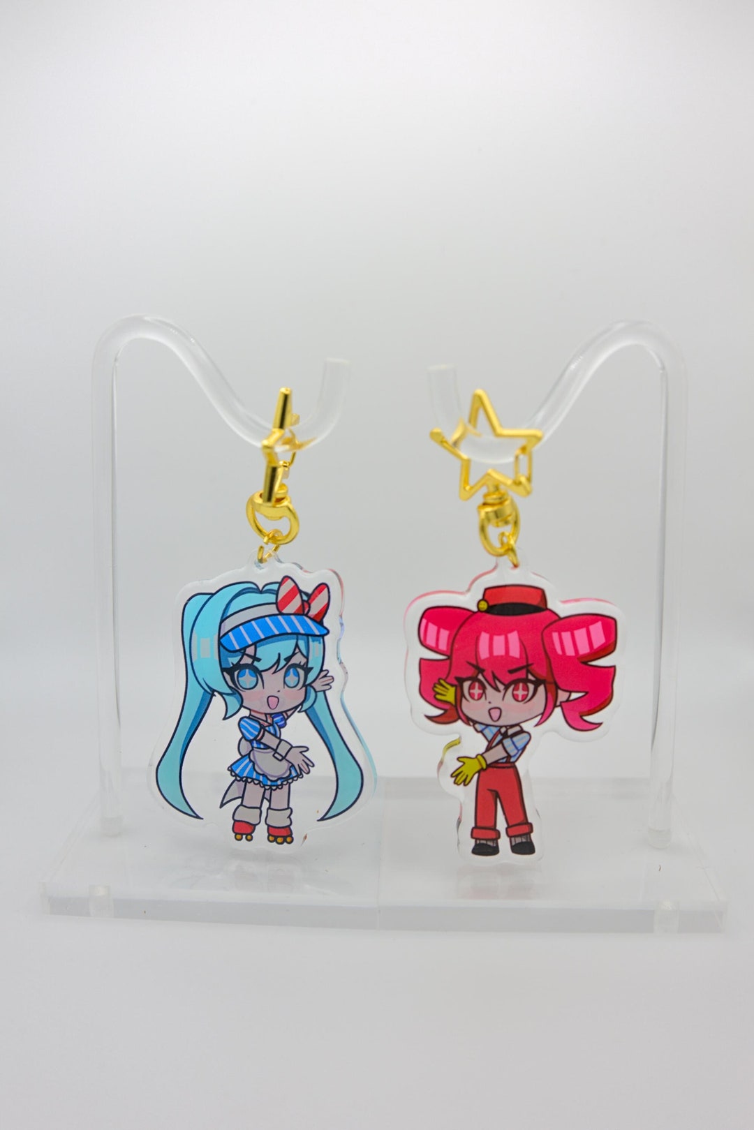 MESMERIZER Charms + Stickers!- Hatsune Miku, Kasane Teto - Etsy