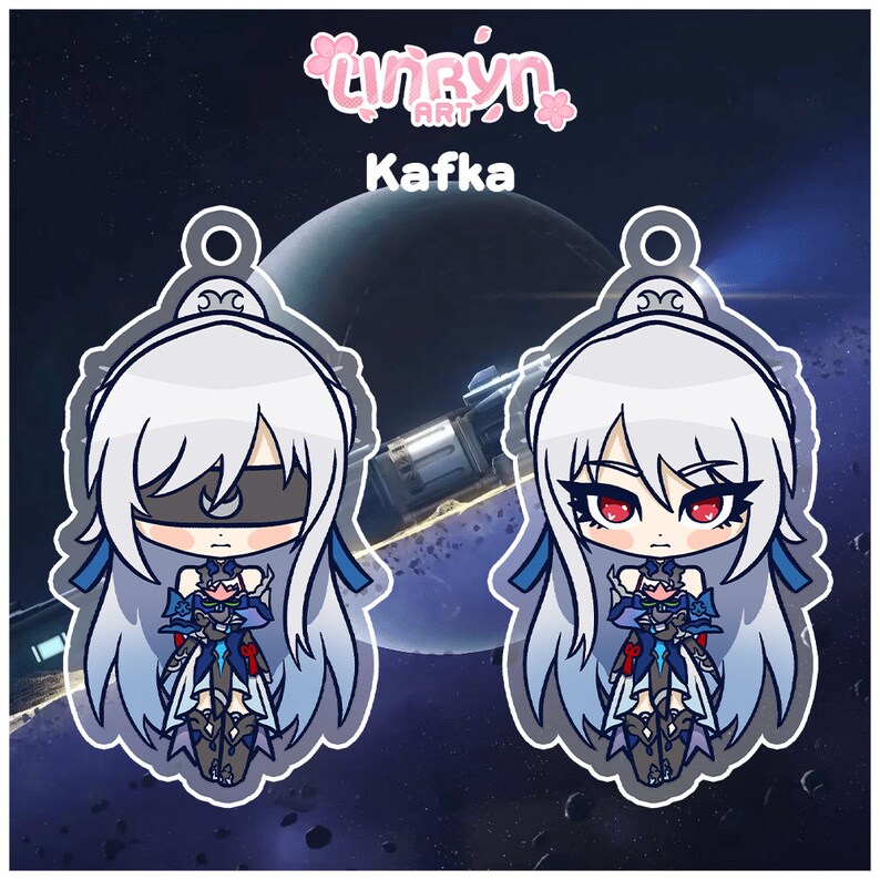 HONKAI STAR RAIL Charms + Stickers! - Kafka, Jingliu, Bronya, Seele, Tingyun, Stelle/trailblazer ...