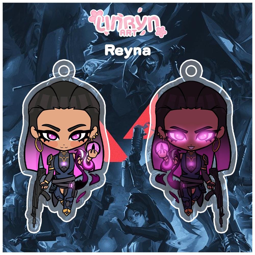VALORANT Charms + Stickers! - Fade, Reyna, Sage - Etsy