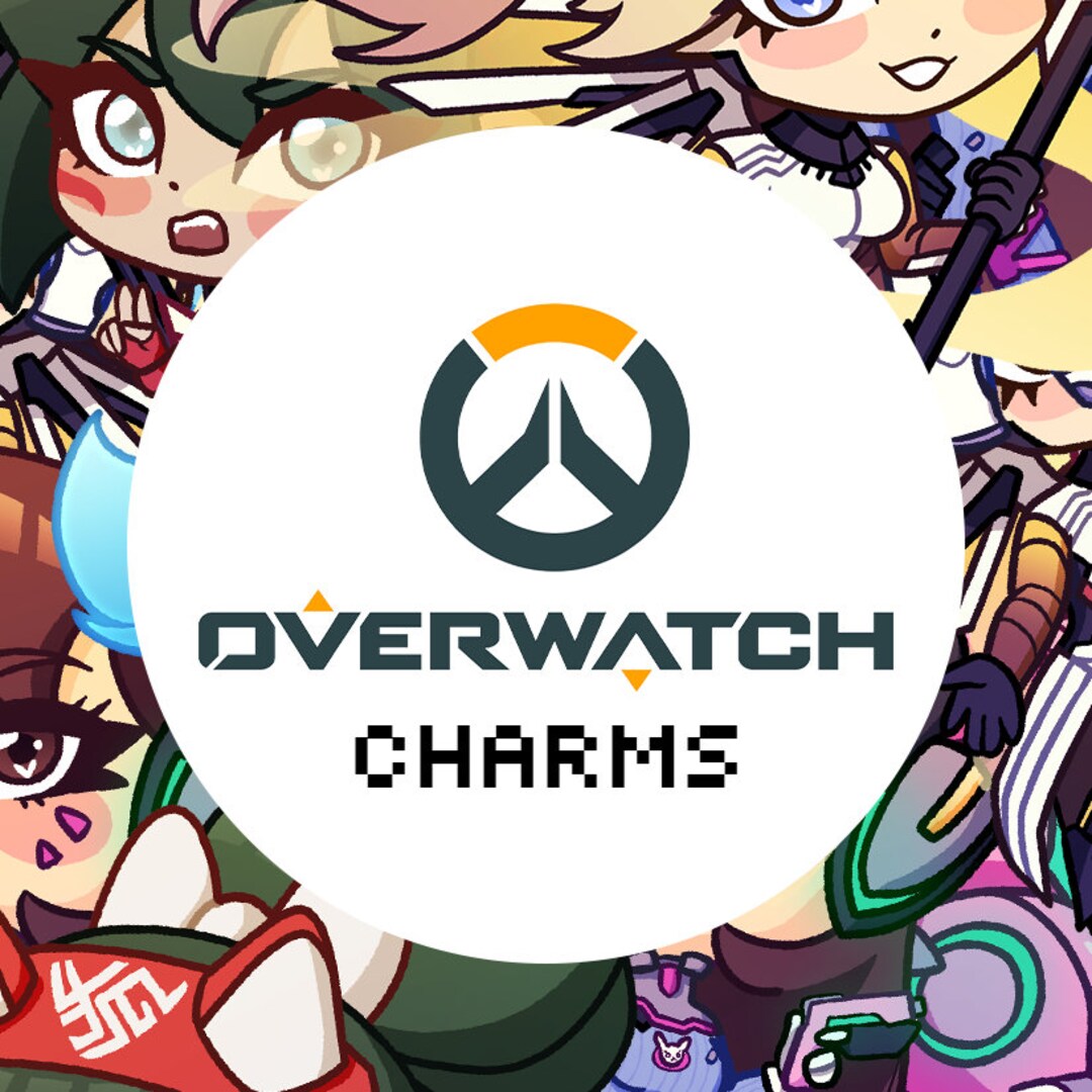 OVERWATCH Charms Stickers Kiriko, D.va, Mercy, - Etsy