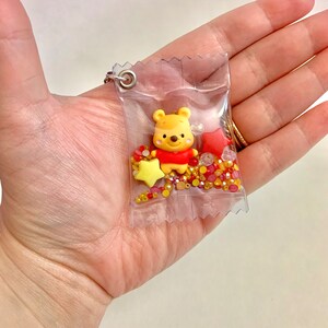 Winnie the Pooh Shaker Keychain Handmade Candy Shaker Fidget Toy - Etsy