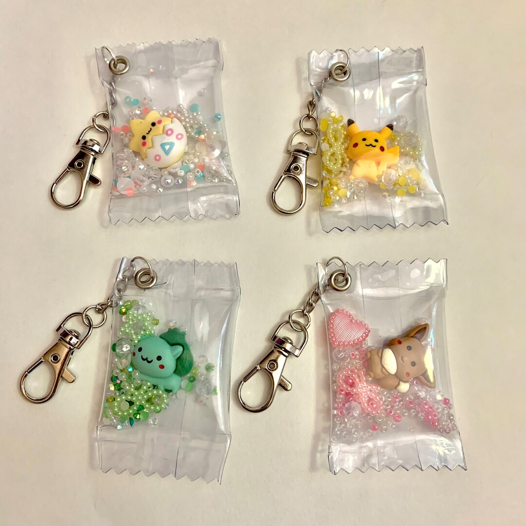 Pokemon Shaker Keychain Handmade Candy Shaker Fidget Toy - Etsy