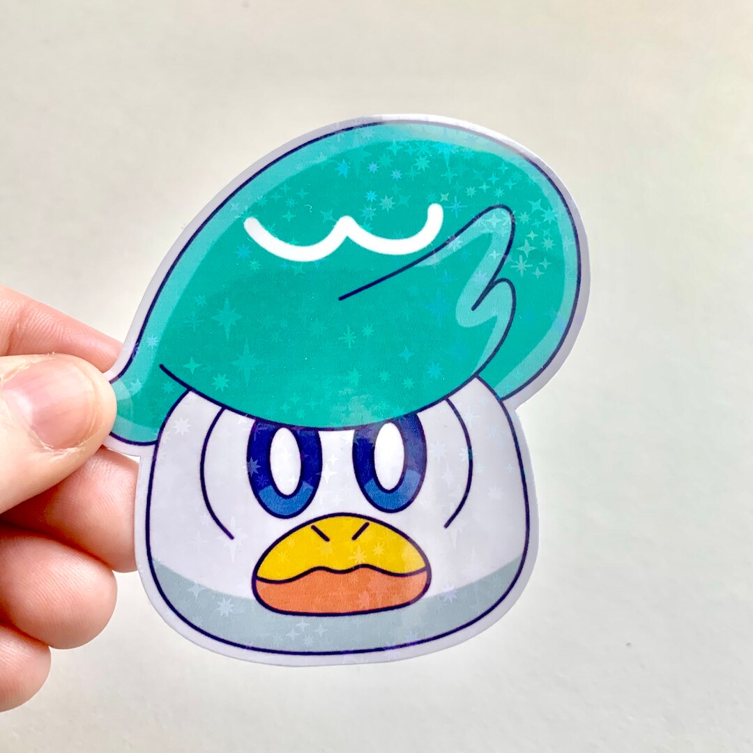 Quaxly Sticker Holographic Pokémon Gen 9 Handmade Paper - Etsy
