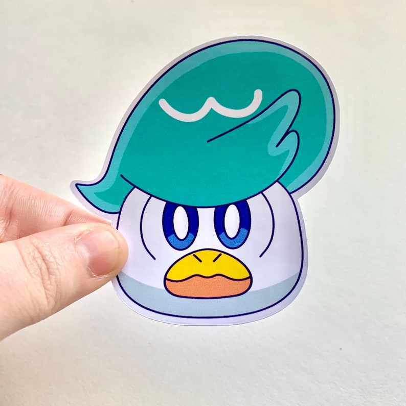 Quaxly Sticker Holographic Pokémon Gen 9 Handmade - Etsy