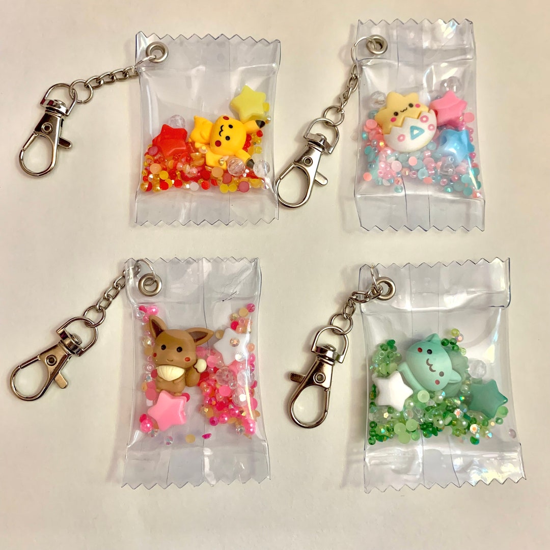 Pokemon Shaker Keychain Handmade Candy Shaker Fidget Toy - Etsy