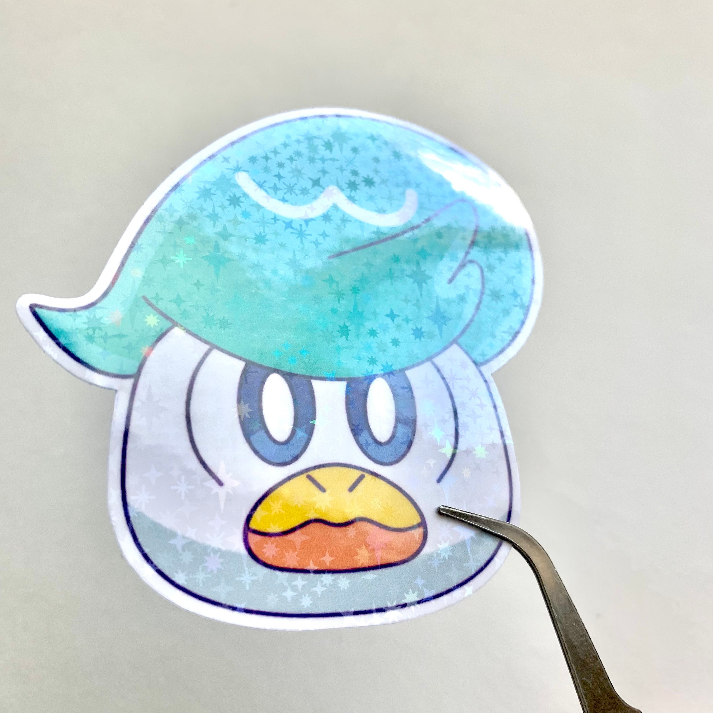 Quaxly Sticker Holographic Pokémon Gen 9 Handmade Paper - Etsy